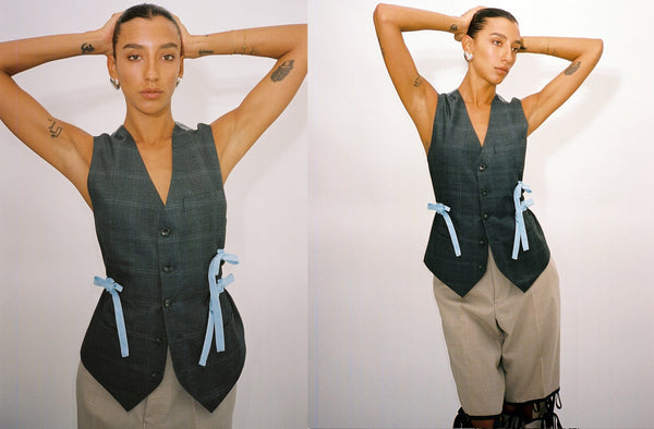 Banzo ~ Banzo Ribbon Vest | MAIMOUN